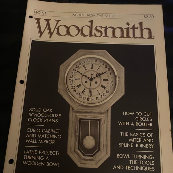Woodsmith | Other | 5 Woodsmith Magazine No 21 May 1982 Curio Cabinet ...